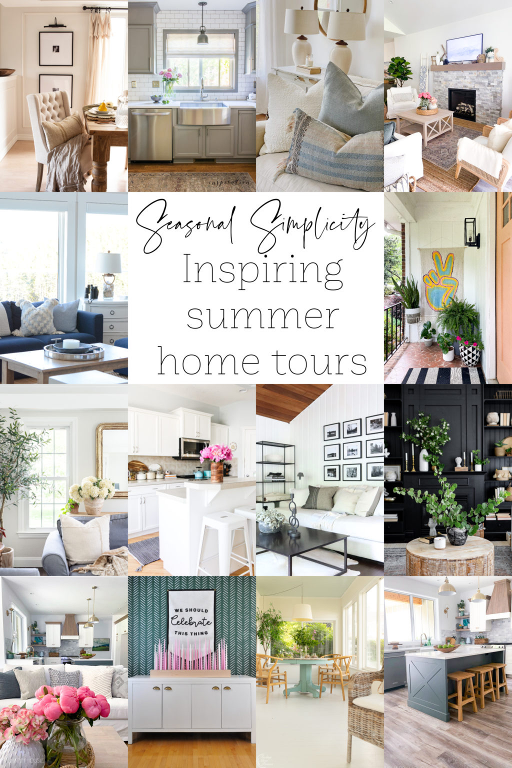 Summer Home Tour Ideas | Home Decor | She Gave It A Go