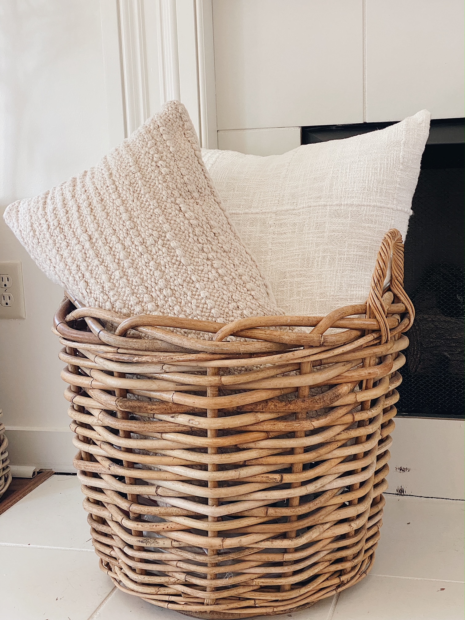 Spring Farmhouse Mantel Decor Ideas | She Gave It A Go
