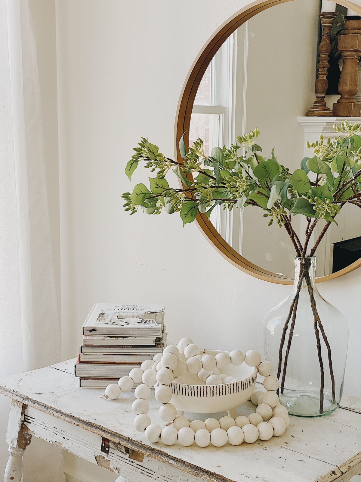 Spring Farmhouse Living Room Decor Ideas | She Gave It A Go