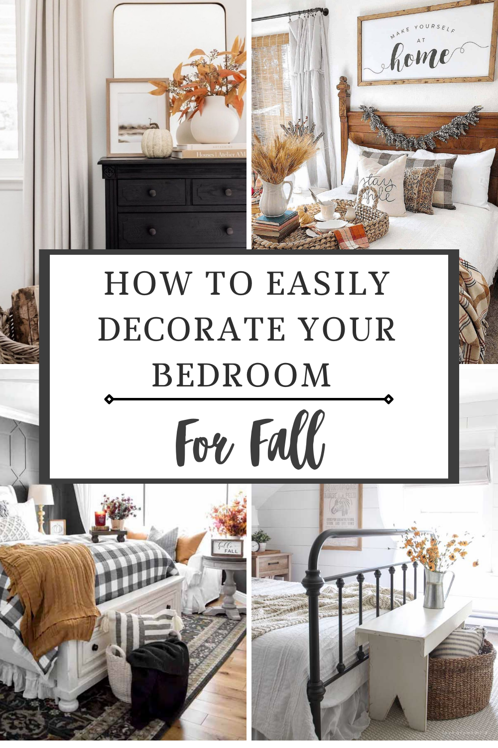 How To Easily Decorate Your Bedroom For Fall | She Gave It A Go