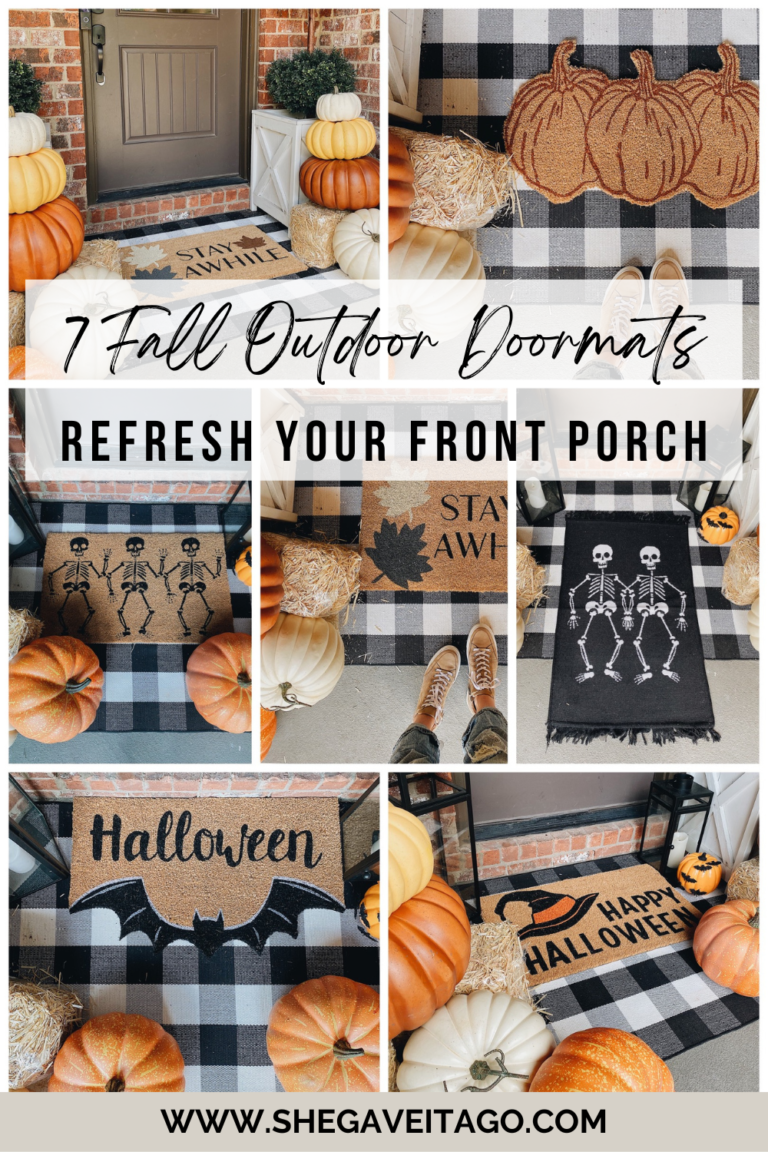 7 Fall Outdoor Doormats to Refresh your Front Porch this Season | She ...
