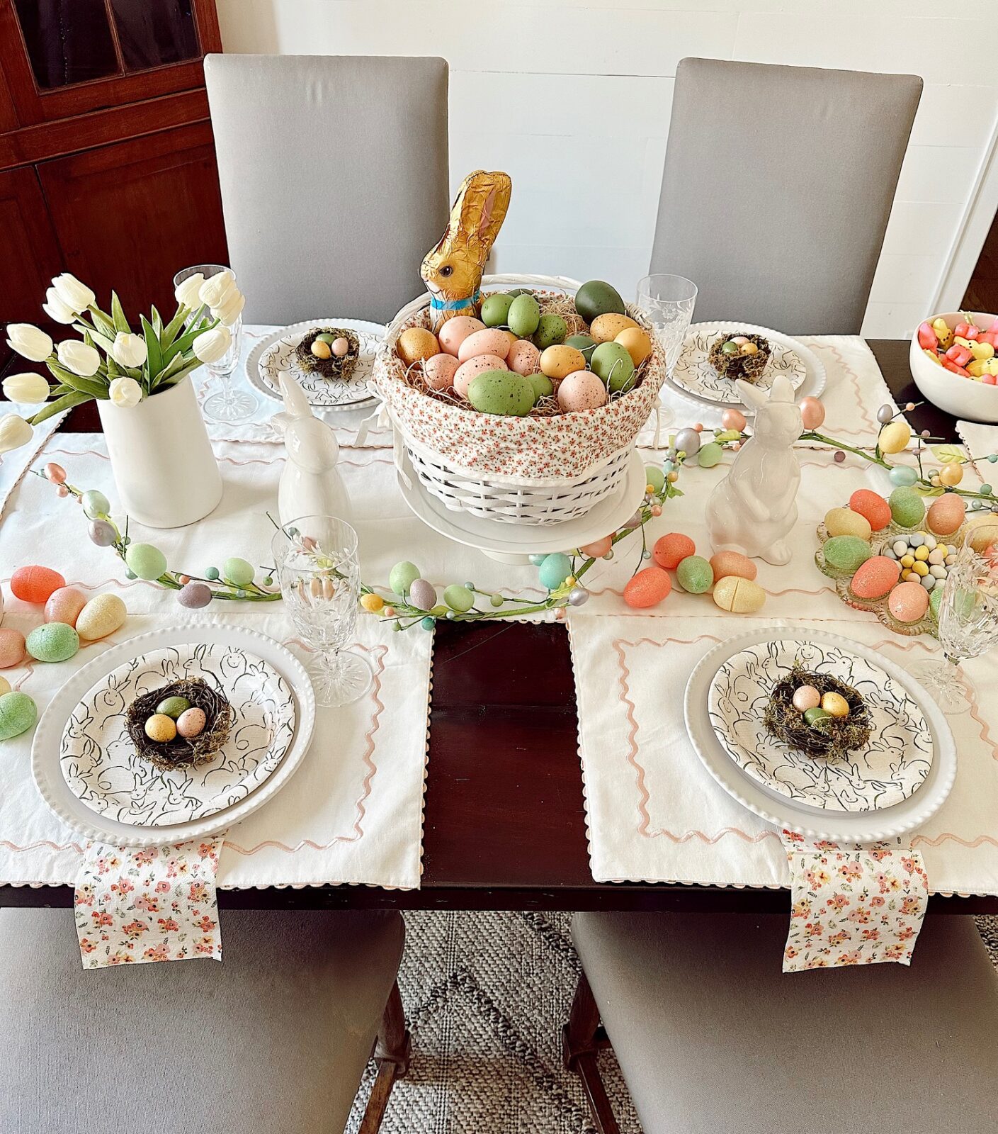 Easter Table Setup - No Stress, All Wow! | She Gave It A Go
