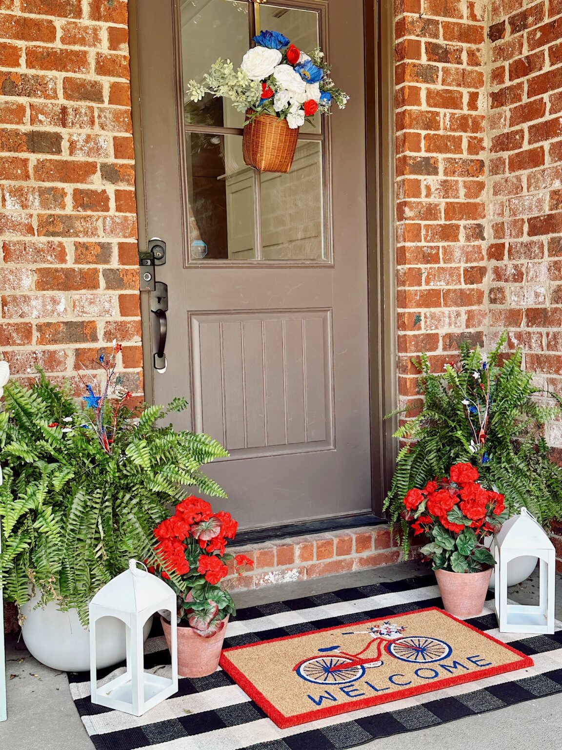 5 Easy Steps to Decorate Your Front Door for Memorial Day | She Gave It ...