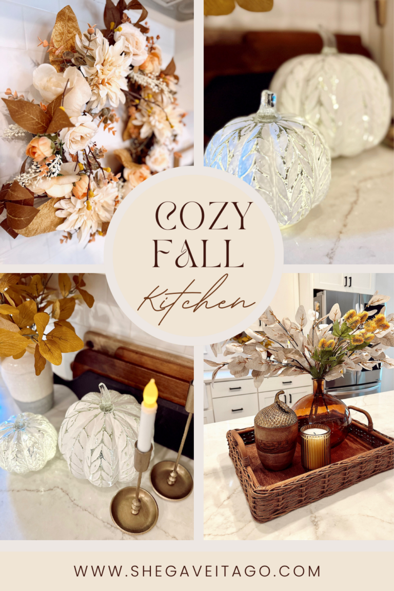 5 Ways To Cozy Up Your Kitchen This Fall | She Gave It A Go