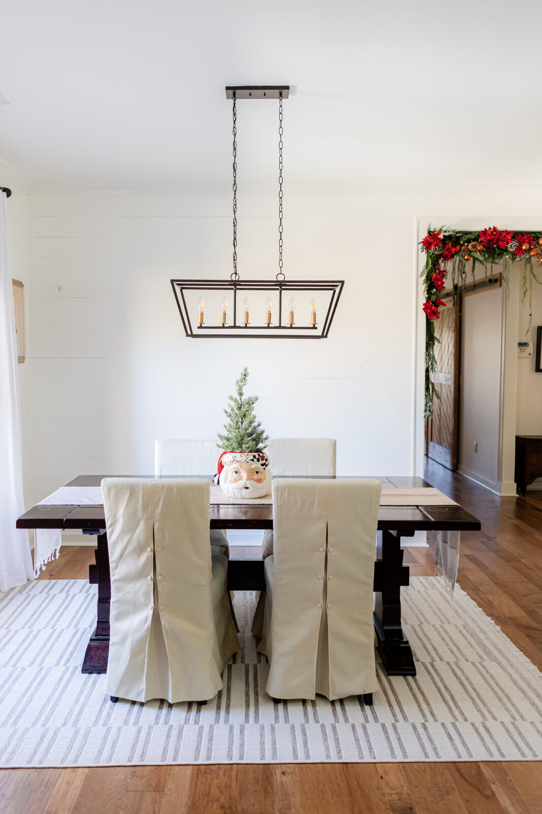 The Ultimate Garland Hanging Hack: Try This Curtain Rod Trick! | She ...