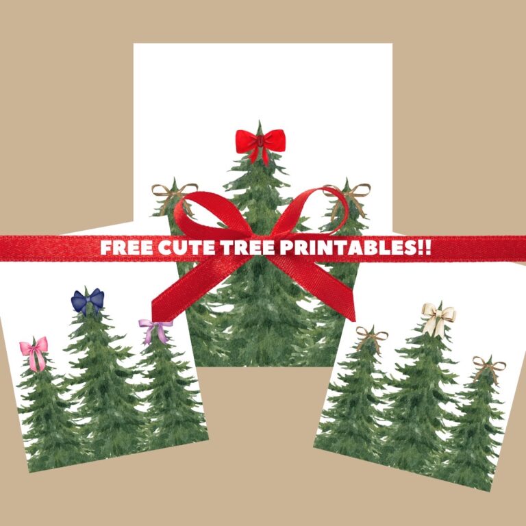 FREE Tree Printables: A Festive DIY To Transform Your Space | She Gave ...
