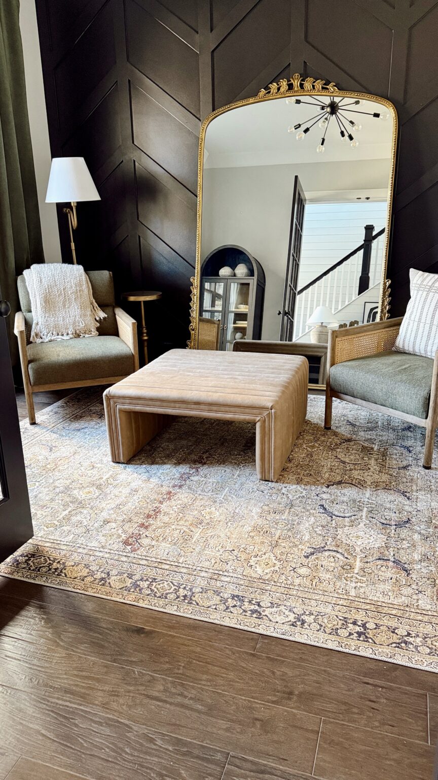 Cozy & Stylish Moody Modern Rustic Sitting Room Makeover Ideas